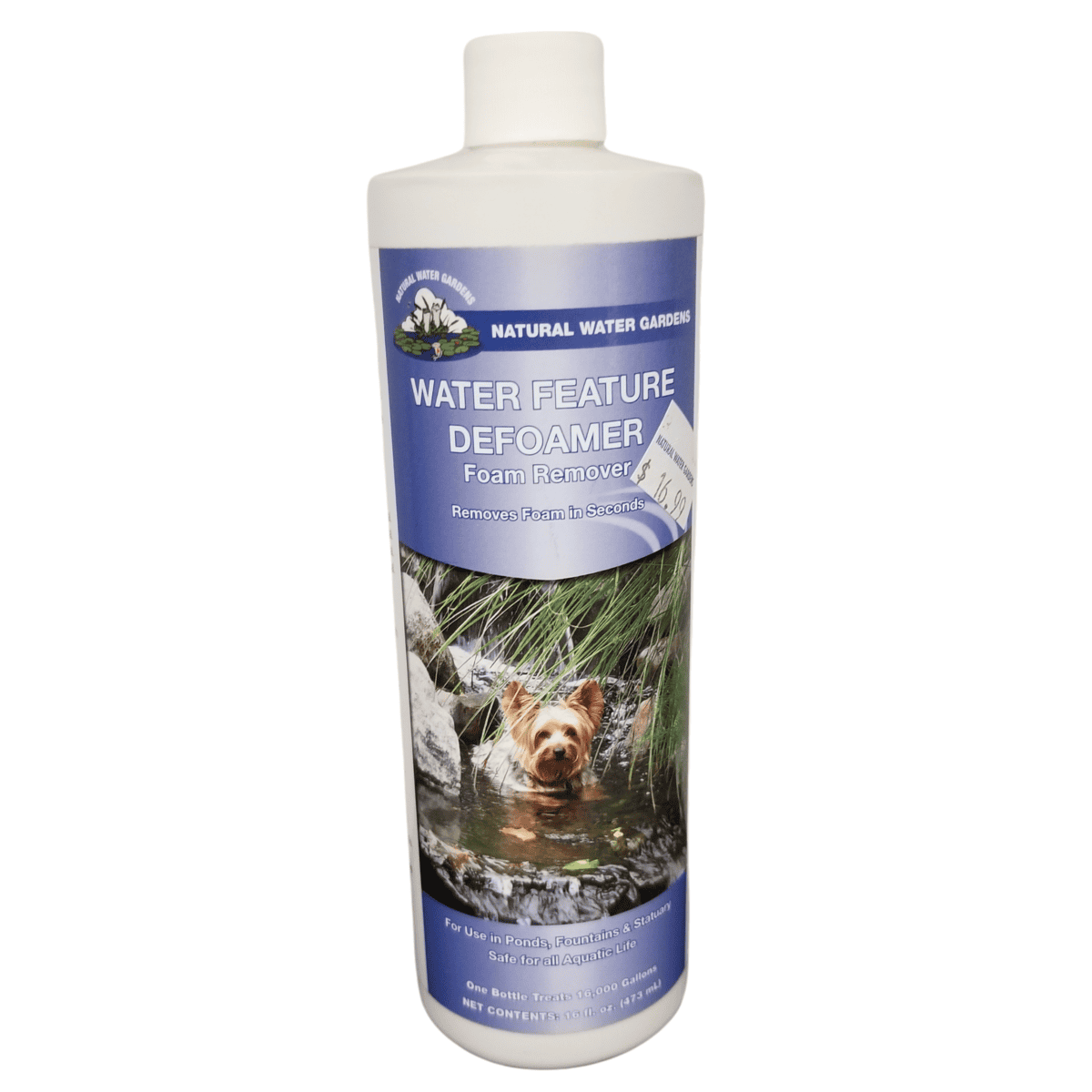 Defoamer, Water Feature Foam Removal - 16oz - NATURAL WATER GARDENS