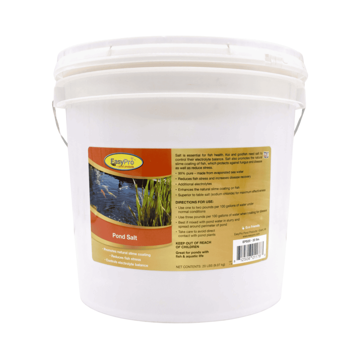 Easy Pro Pond Salt – 10 lb Pail - NATURAL WATER GARDENS