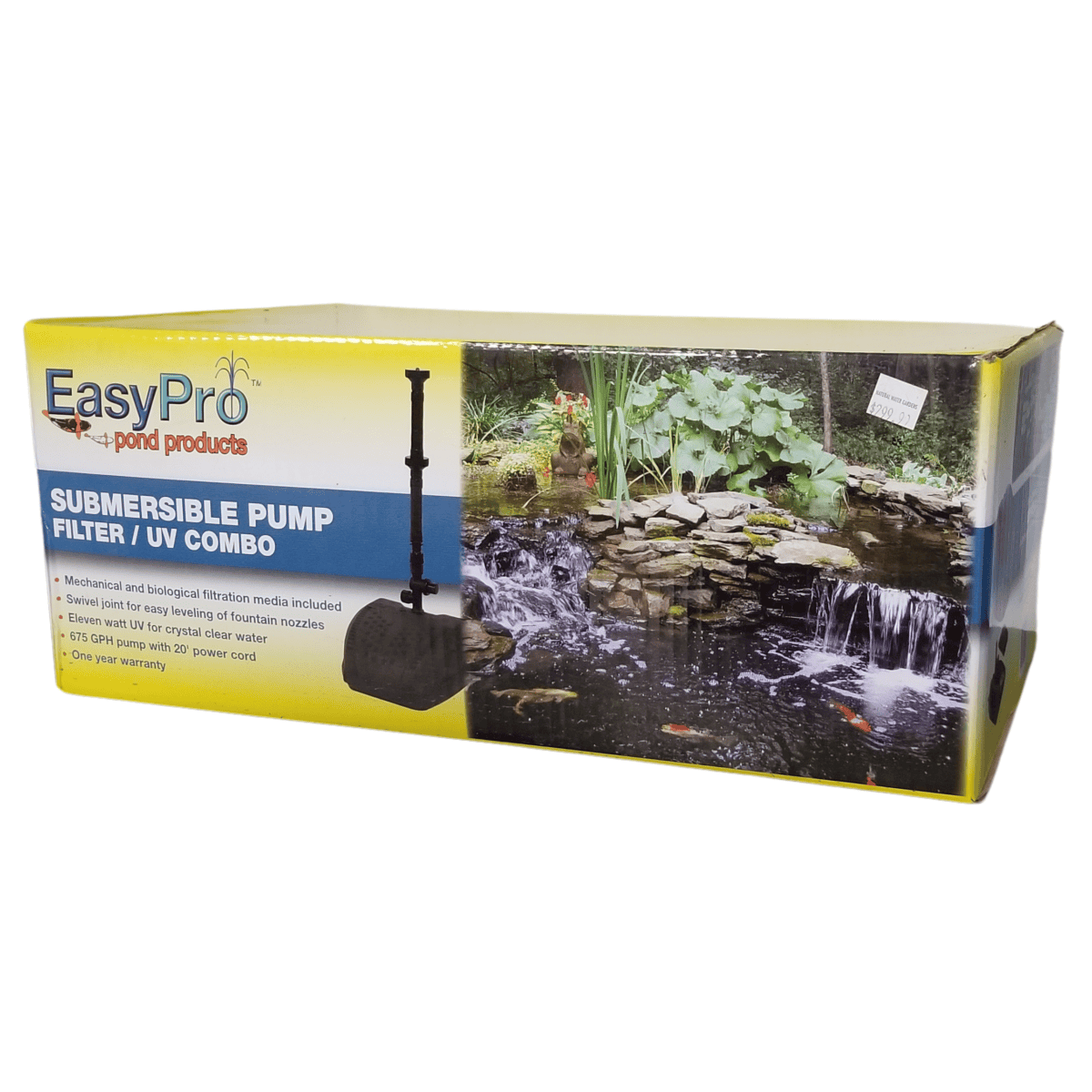 EasyPro Submersible Pump/Filter/UV/Fountain Combo - NATURAL WATER GARDENS